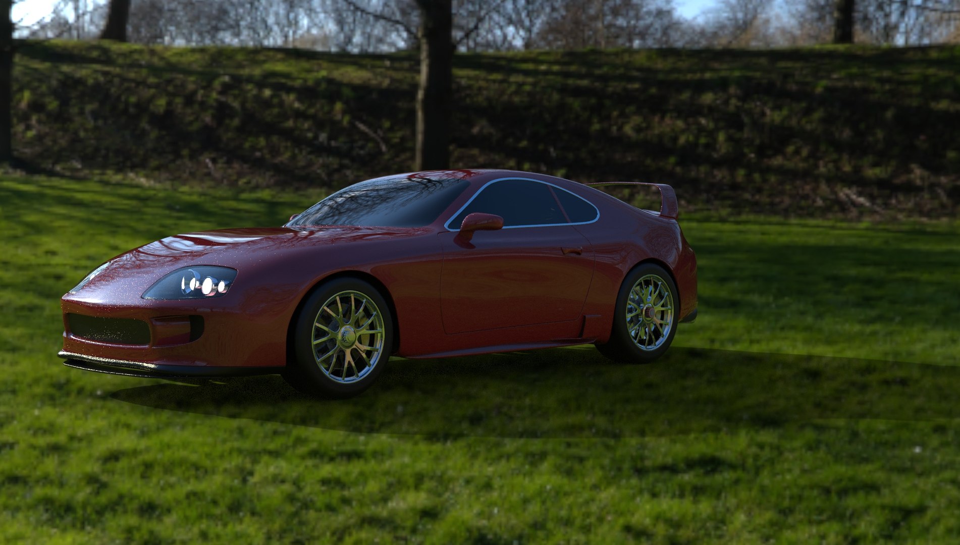 3D Toyota Supra MK4 3D CAD MODEL Model - TurboSquid 2232196