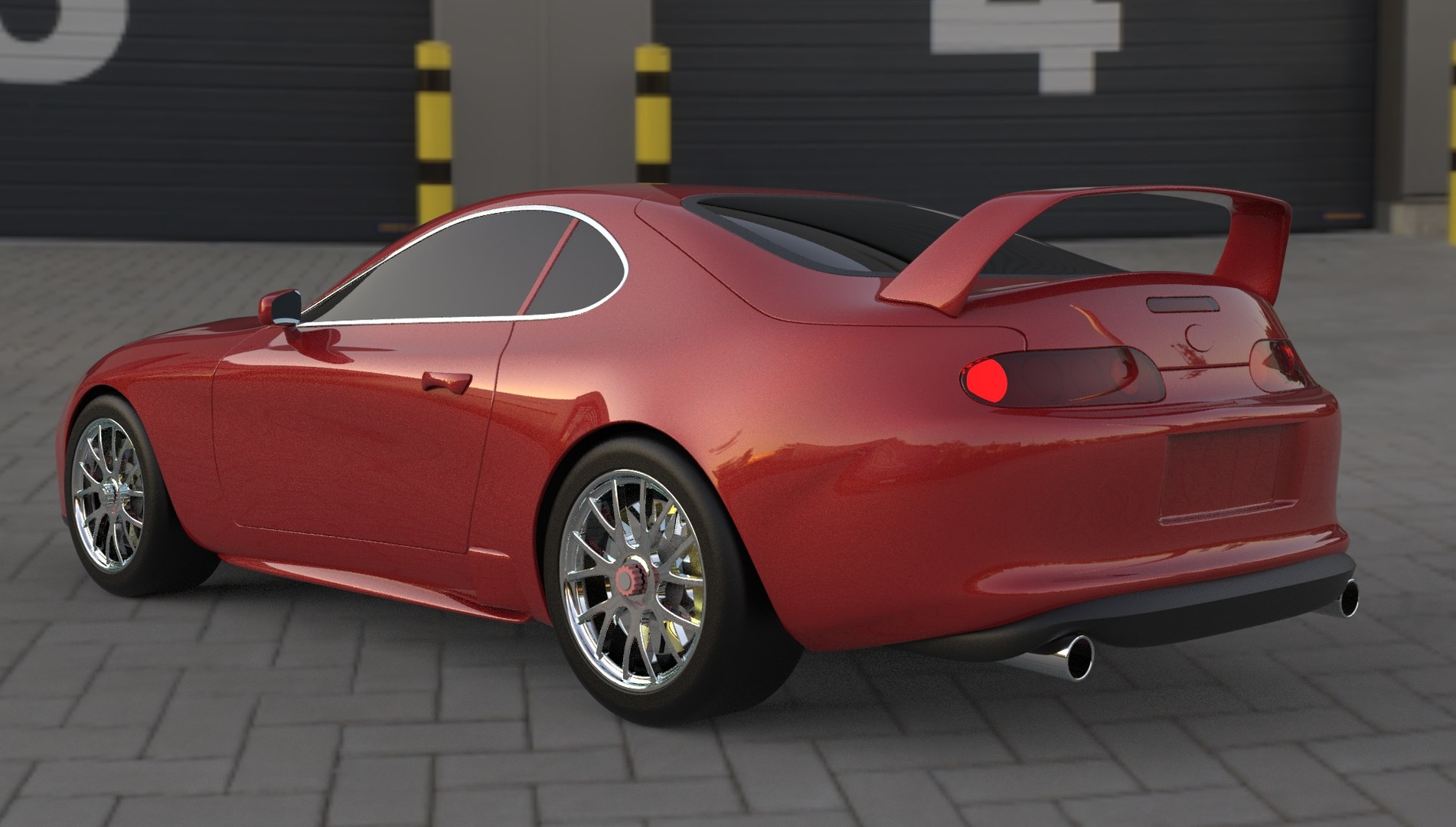 3D Toyota Supra MK4 3D CAD MODEL Model - TurboSquid 2232196