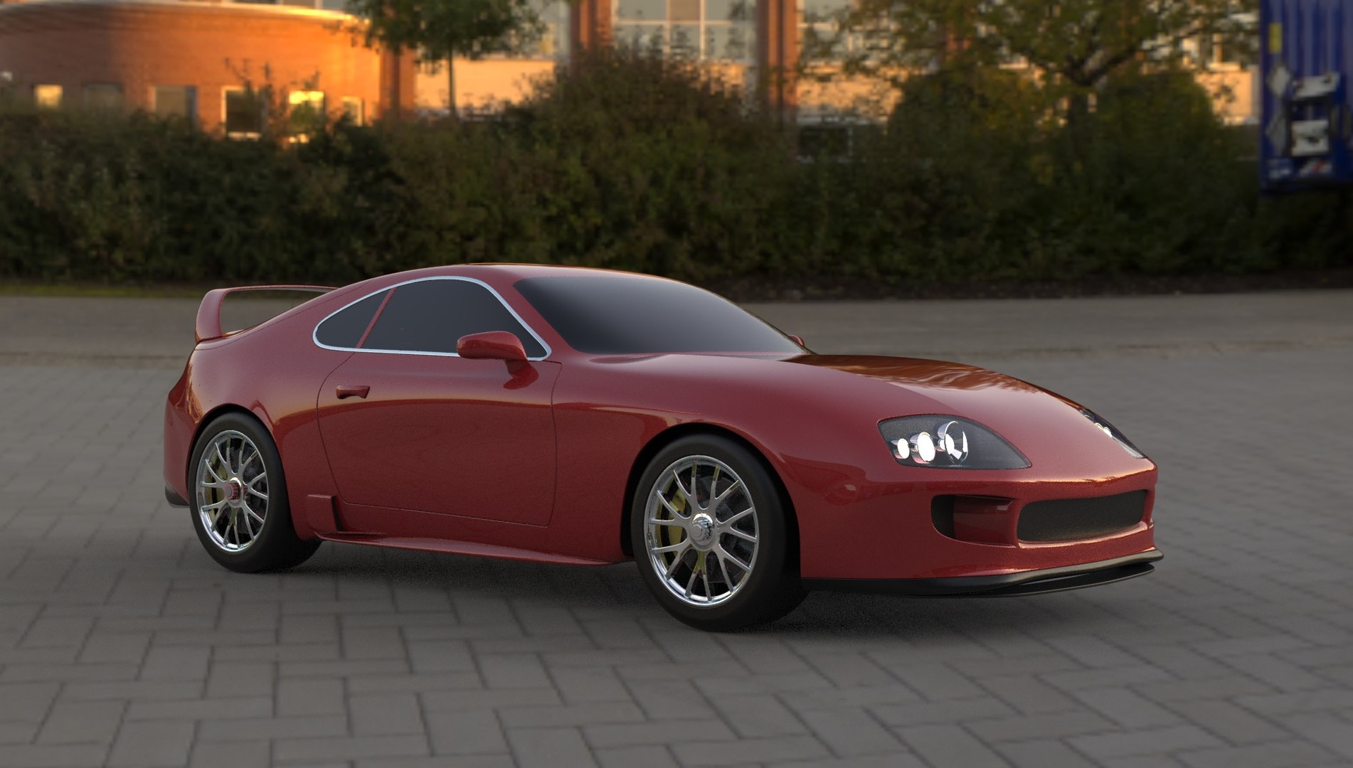 3D Toyota Supra MK4 3D CAD MODEL Model - TurboSquid 2232196