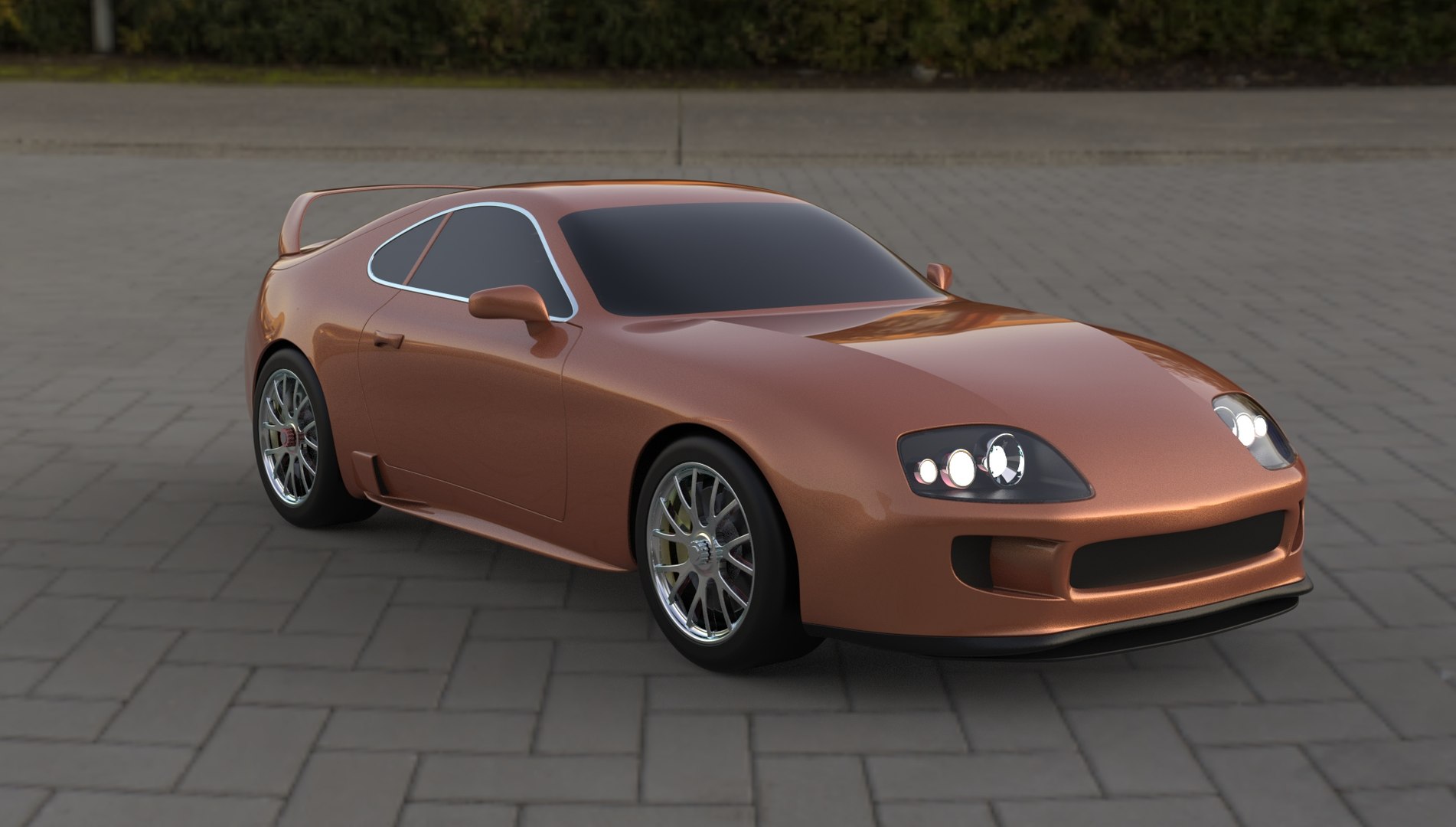 3D Toyota Supra MK4 3D CAD MODEL Model - TurboSquid 2232196