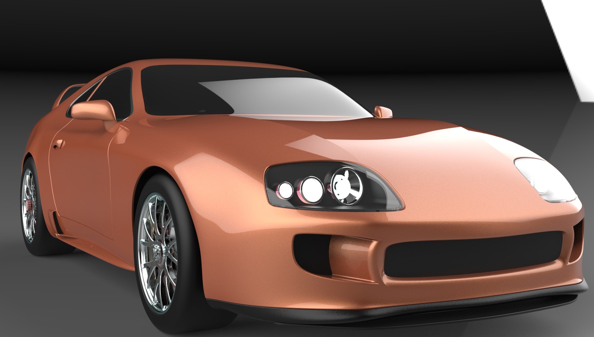3D Toyota Supra MK4 3D CAD MODEL Model - TurboSquid 2232196