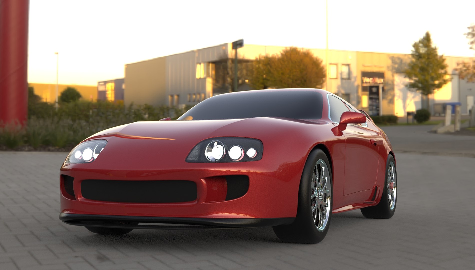 3D Toyota Supra MK4 3D CAD MODEL Model - TurboSquid 2232196