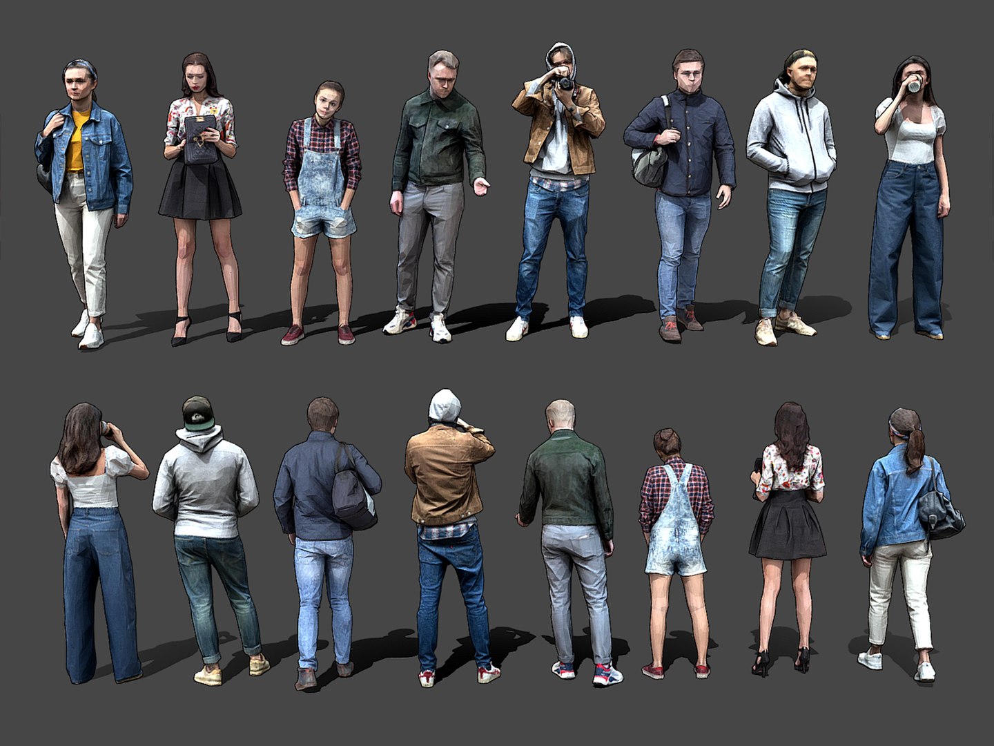 3D Stylized People Casual Pack - TurboSquid 1609256