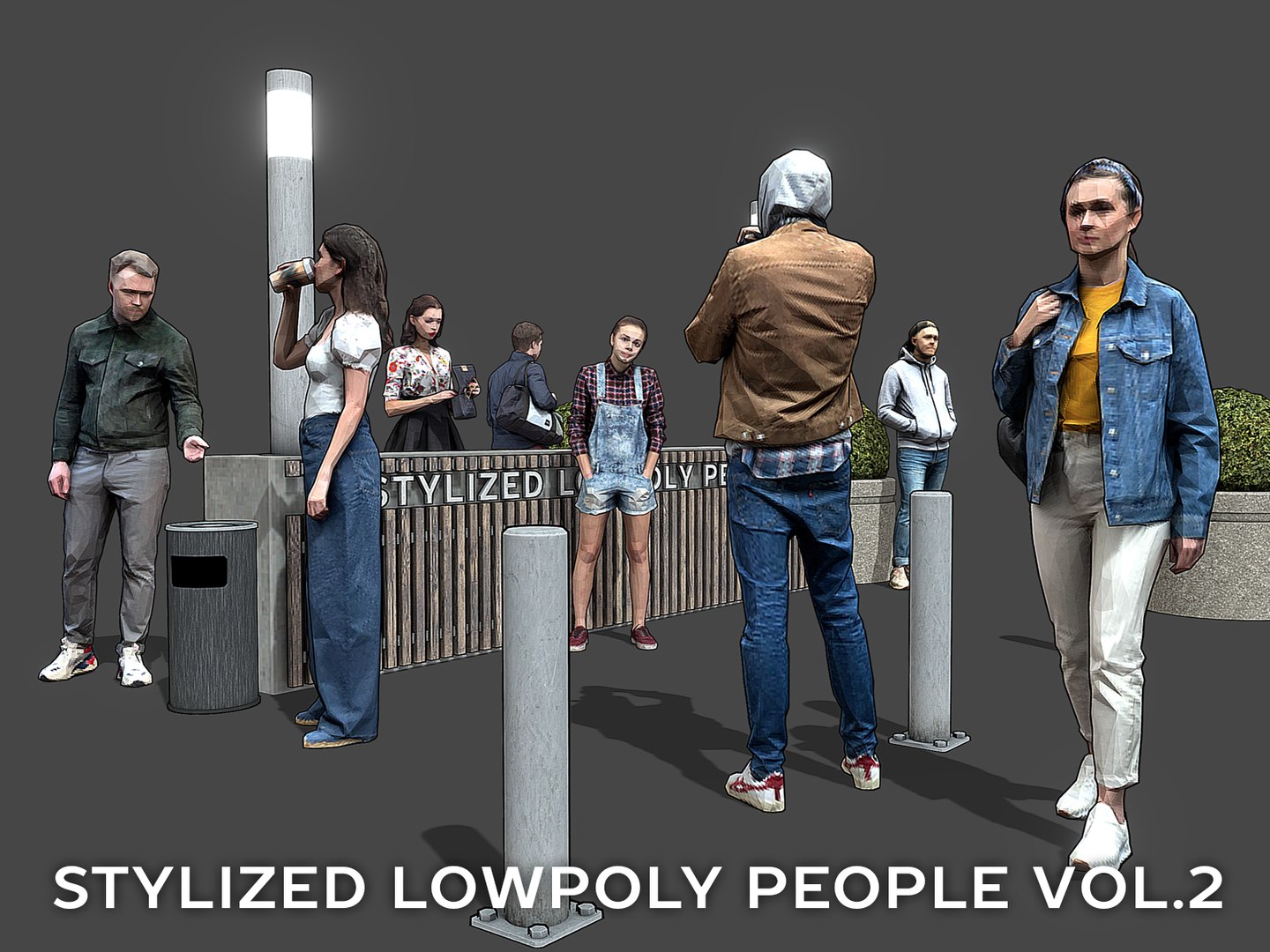 3D Stylized People Casual Pack - TurboSquid 1609256