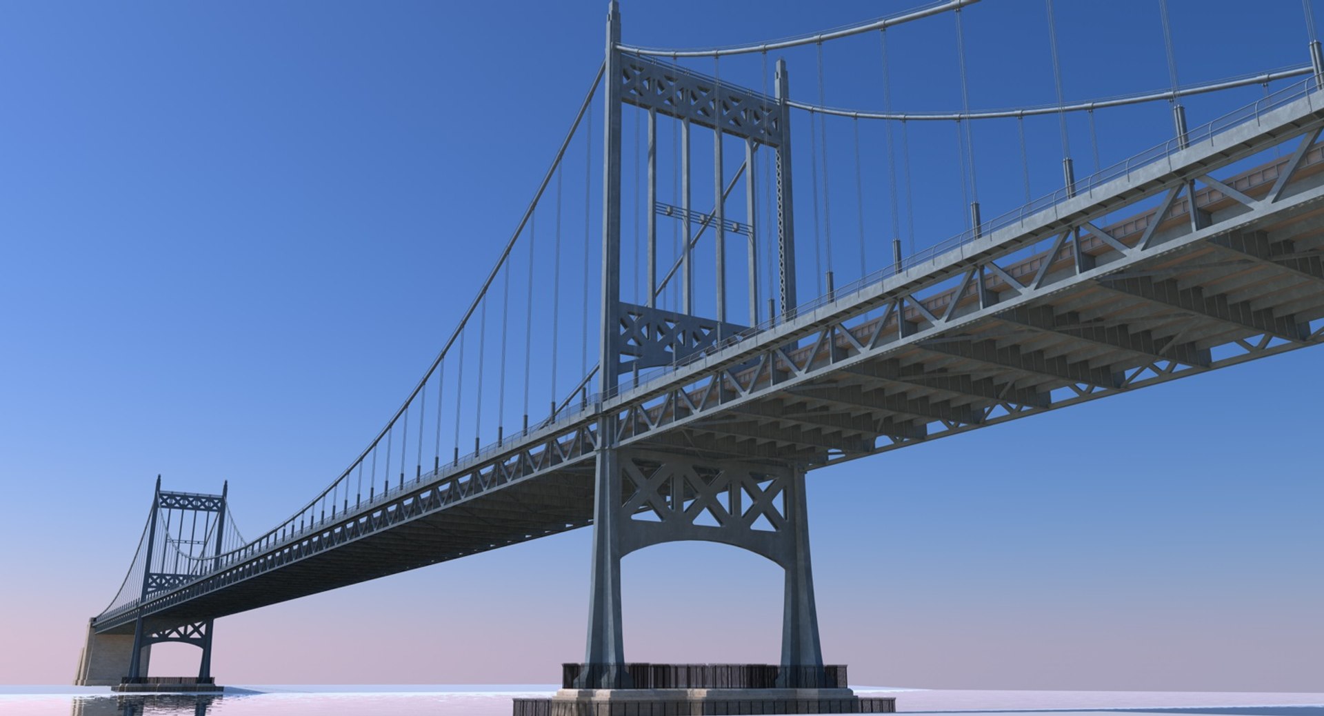 Triborough Bridge 3D - TurboSquid 1426748