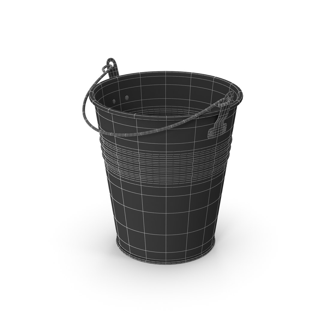 Metal Bucket 3D Model - TurboSquid 2193425