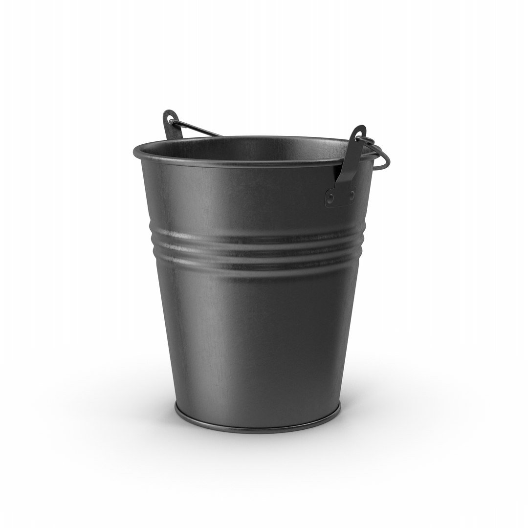 Metal Bucket 3D Model - TurboSquid 2193425