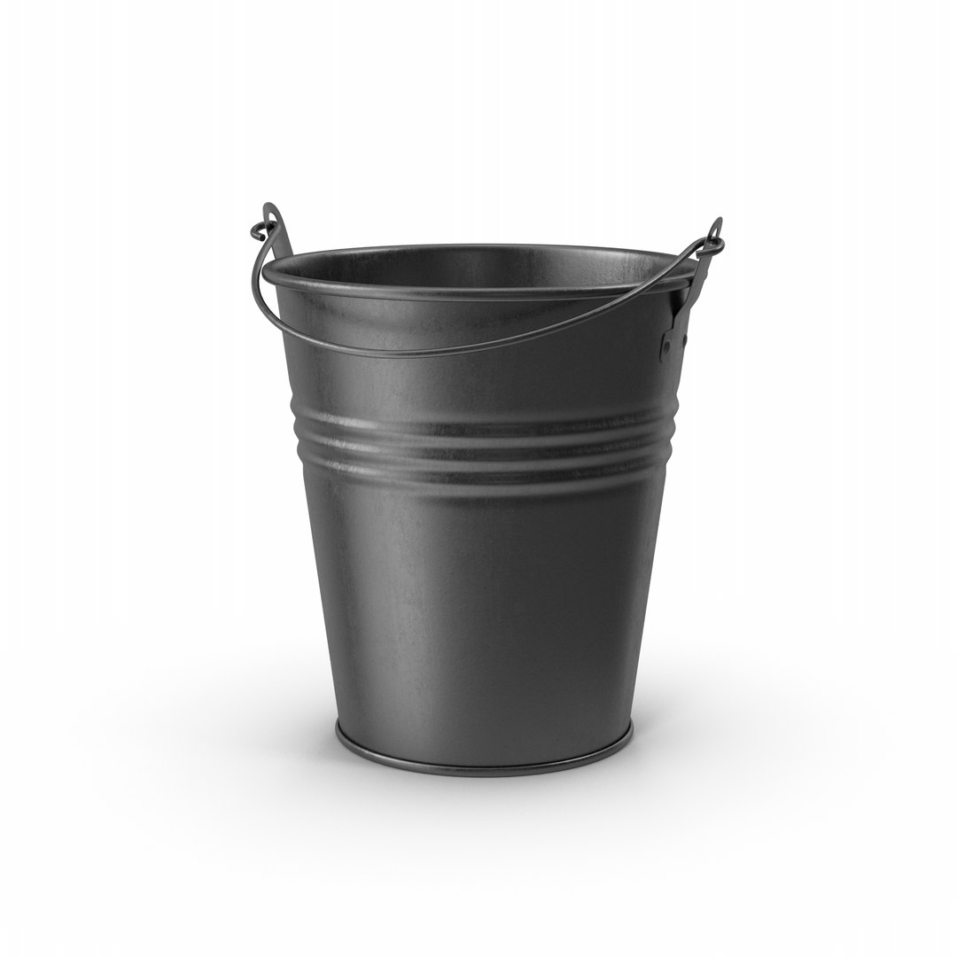 Metal Bucket 3D Model - TurboSquid 2193425