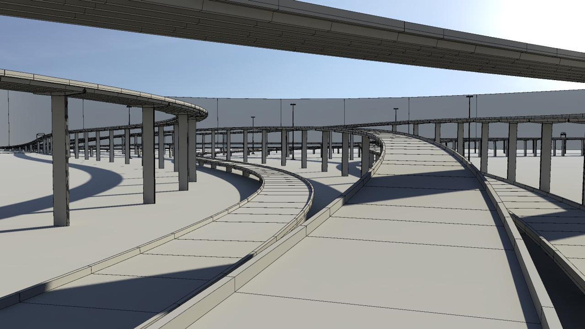 Freeway 3D Model - TurboSquid 1339413