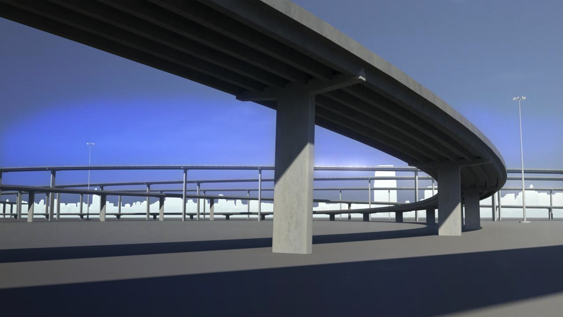 Freeway 3D Model - TurboSquid 1339413