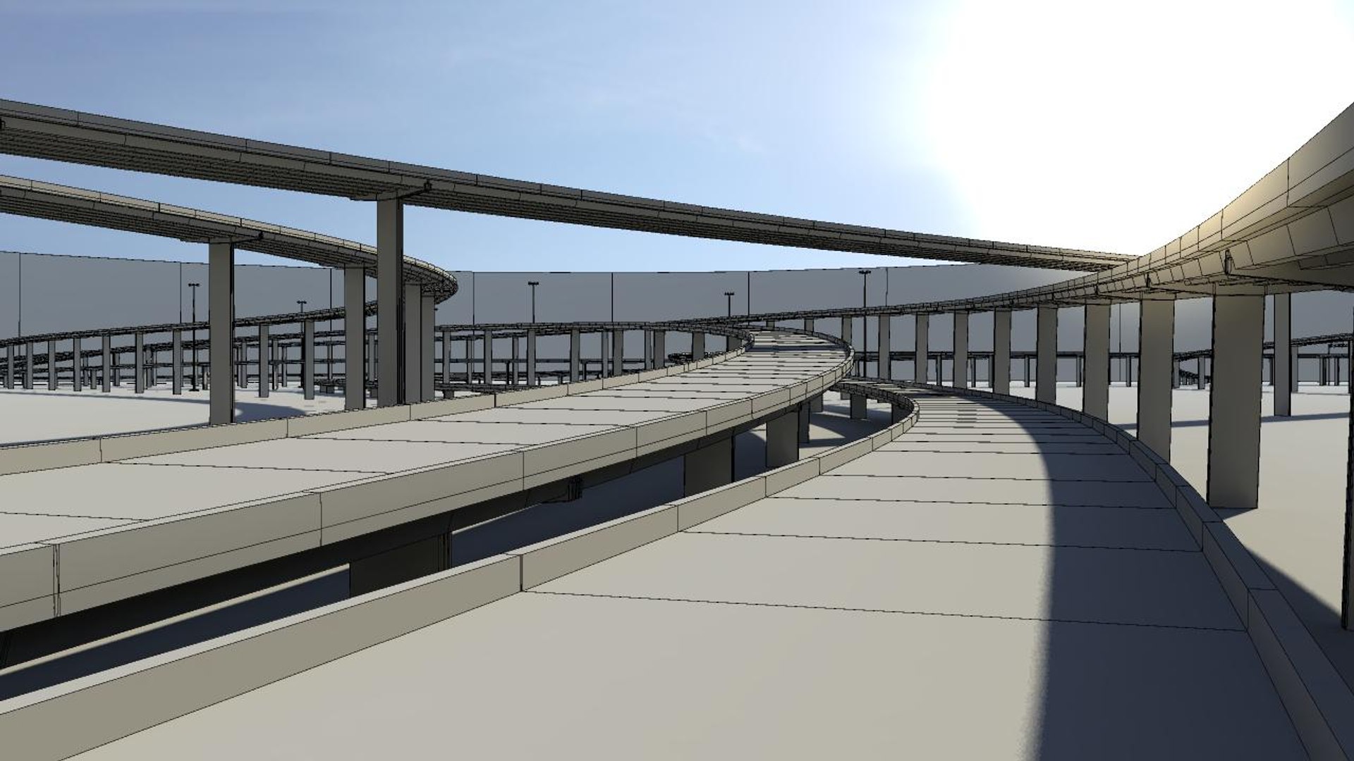 Freeway 3D Model - TurboSquid 1339413