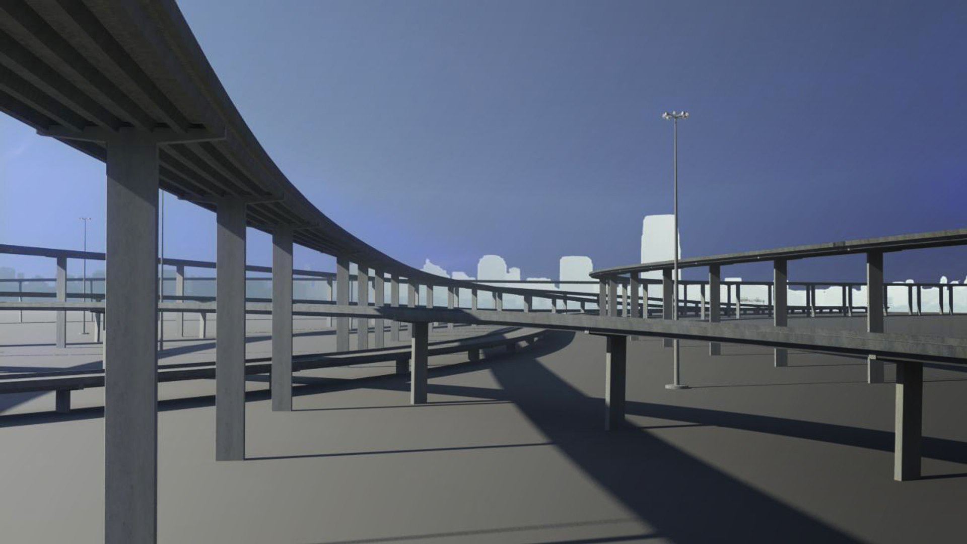 Freeway 3D Model - TurboSquid 1339413