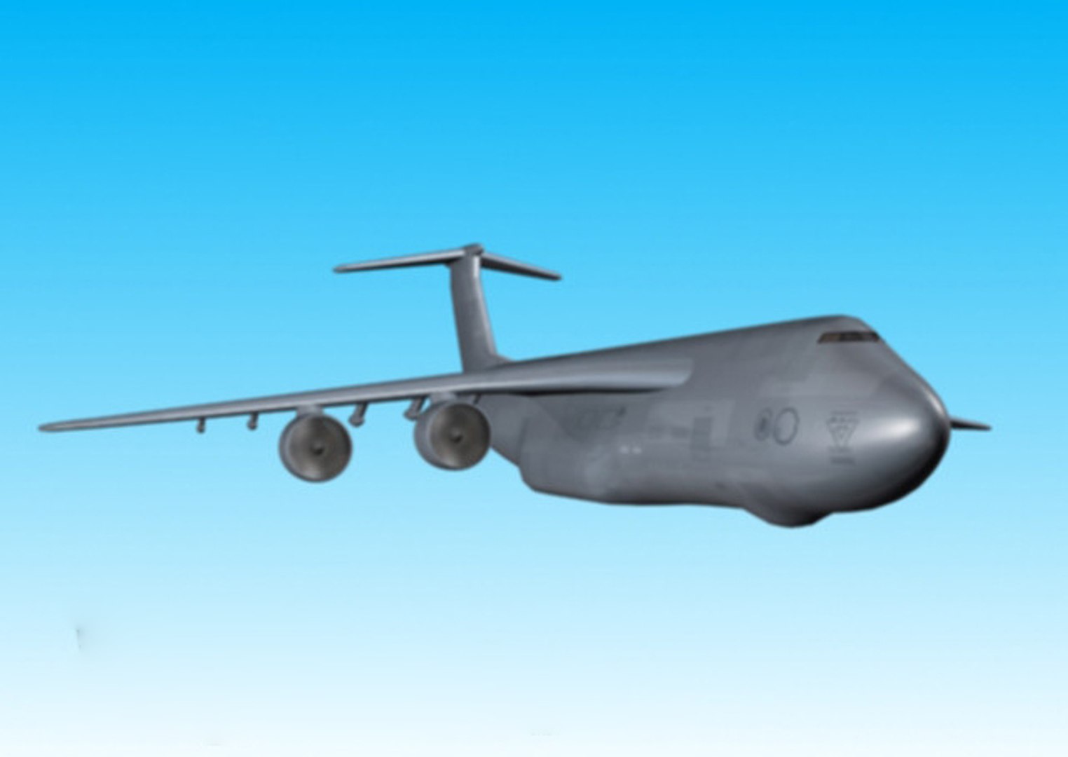 3ds max lockheed c-5 galaxy