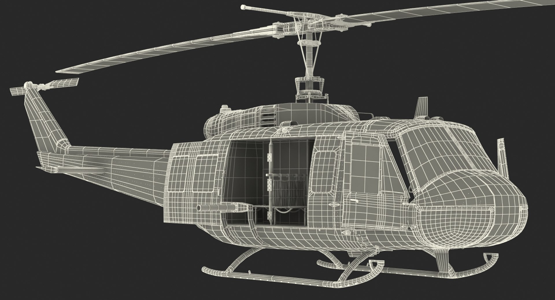 Air Medical Helicopter Bell 3D Model - TurboSquid 1187462