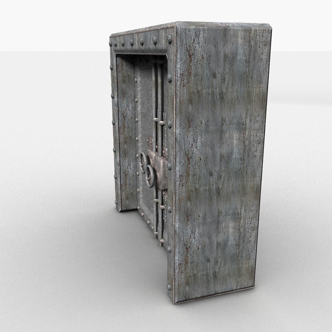 3d Model Metal Door