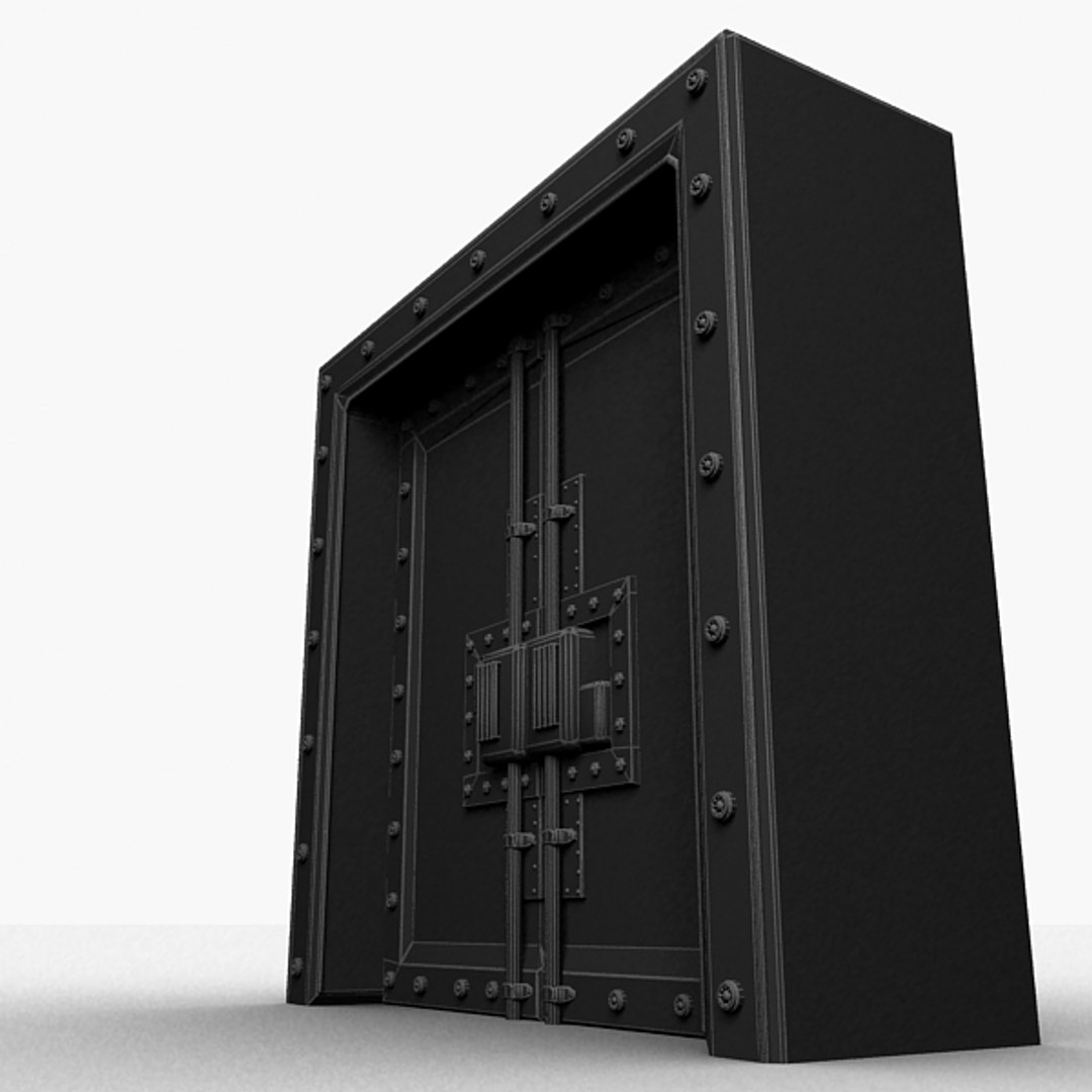3d model metal door
