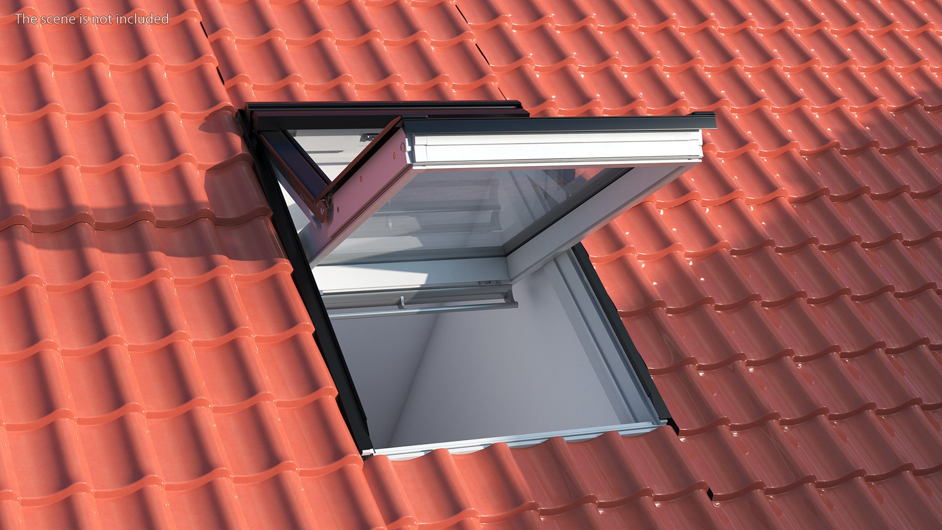 3D Center Pivot Roof Window 78 X 118 Rigged Model - TurboSquid 2262669