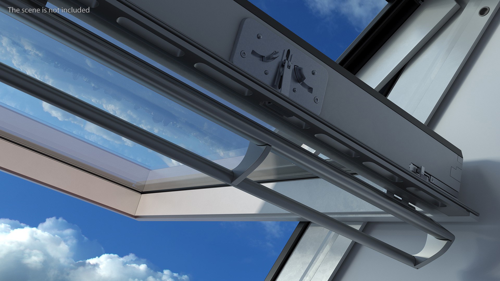 3D Center Pivot Roof Window 78 X 118 Rigged Model - TurboSquid 2262669