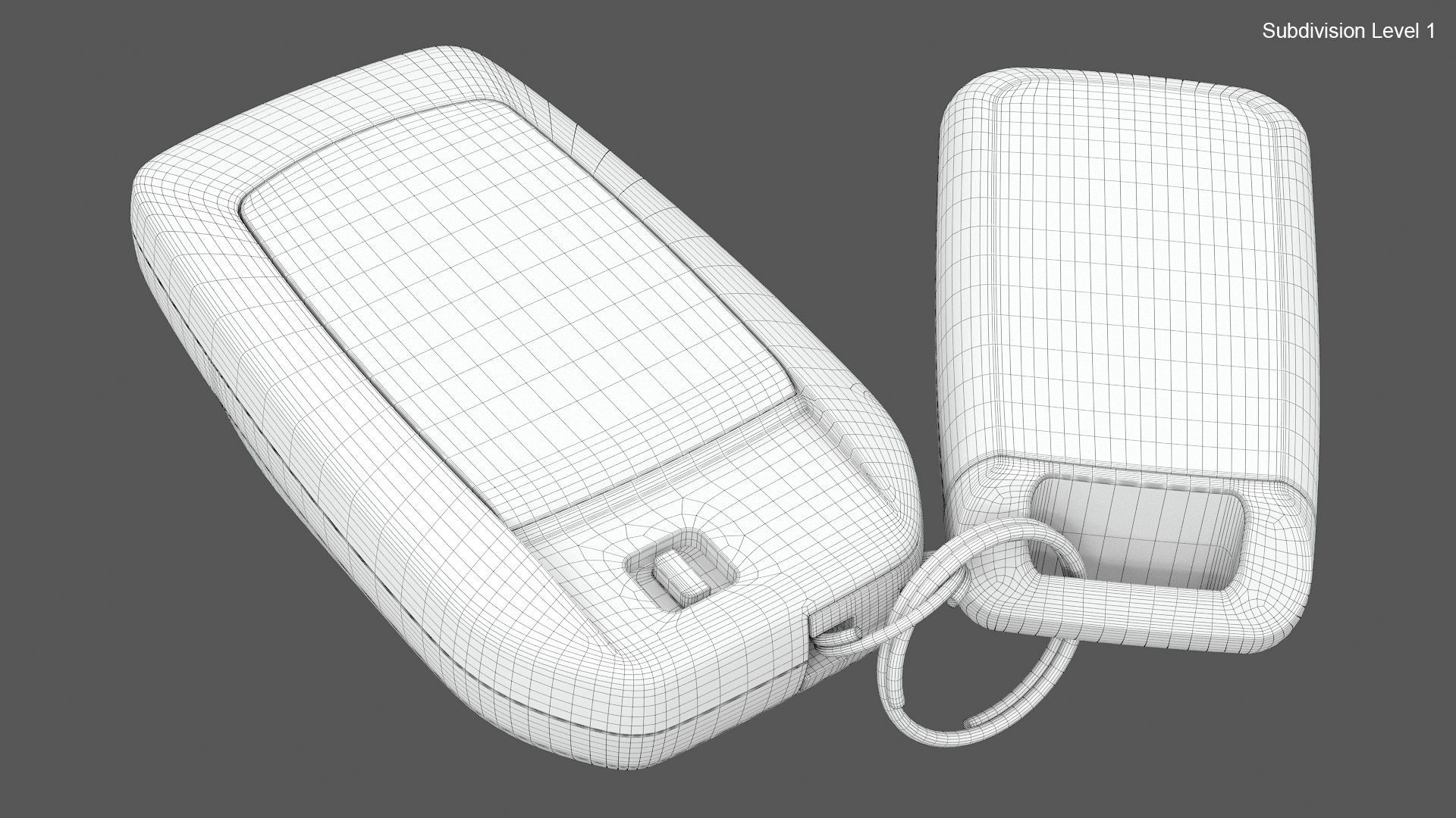 3D Car Key 03 With Webasto Remote Model - TurboSquid 2135287