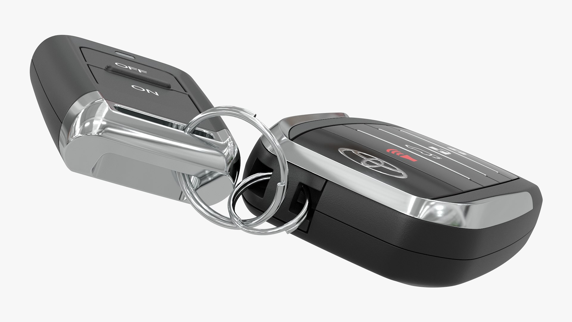 3D Car Key 03 With Webasto Remote Model - TurboSquid 2135287