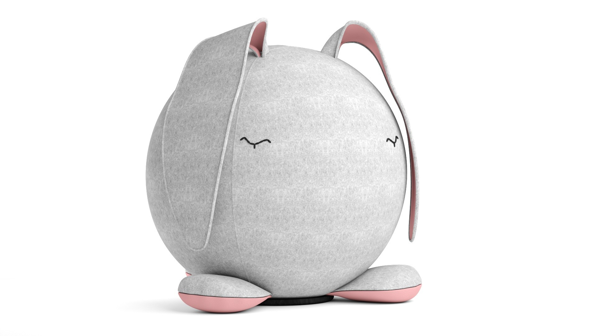 BADA And BOU Da The Jumping Rabbit Grey Toy Model - TurboSquid 1977115