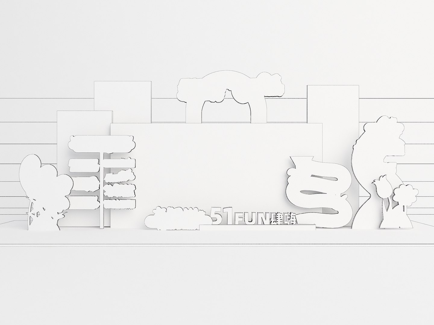 Labor Day Display Collection 3D - TurboSquid 2382718