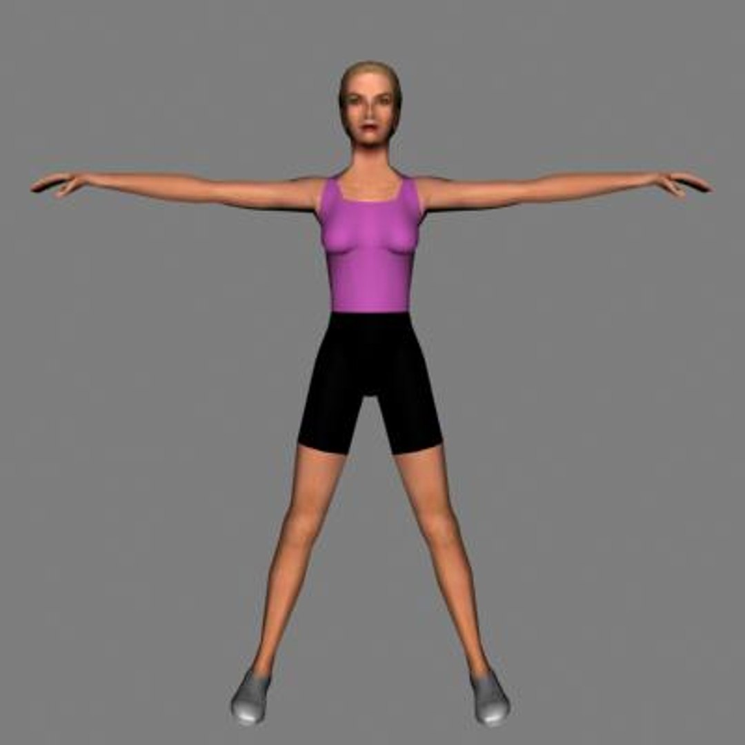 human female 3d model