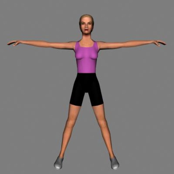 human female 3d model