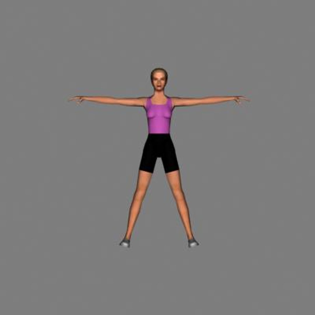 human female 3d model