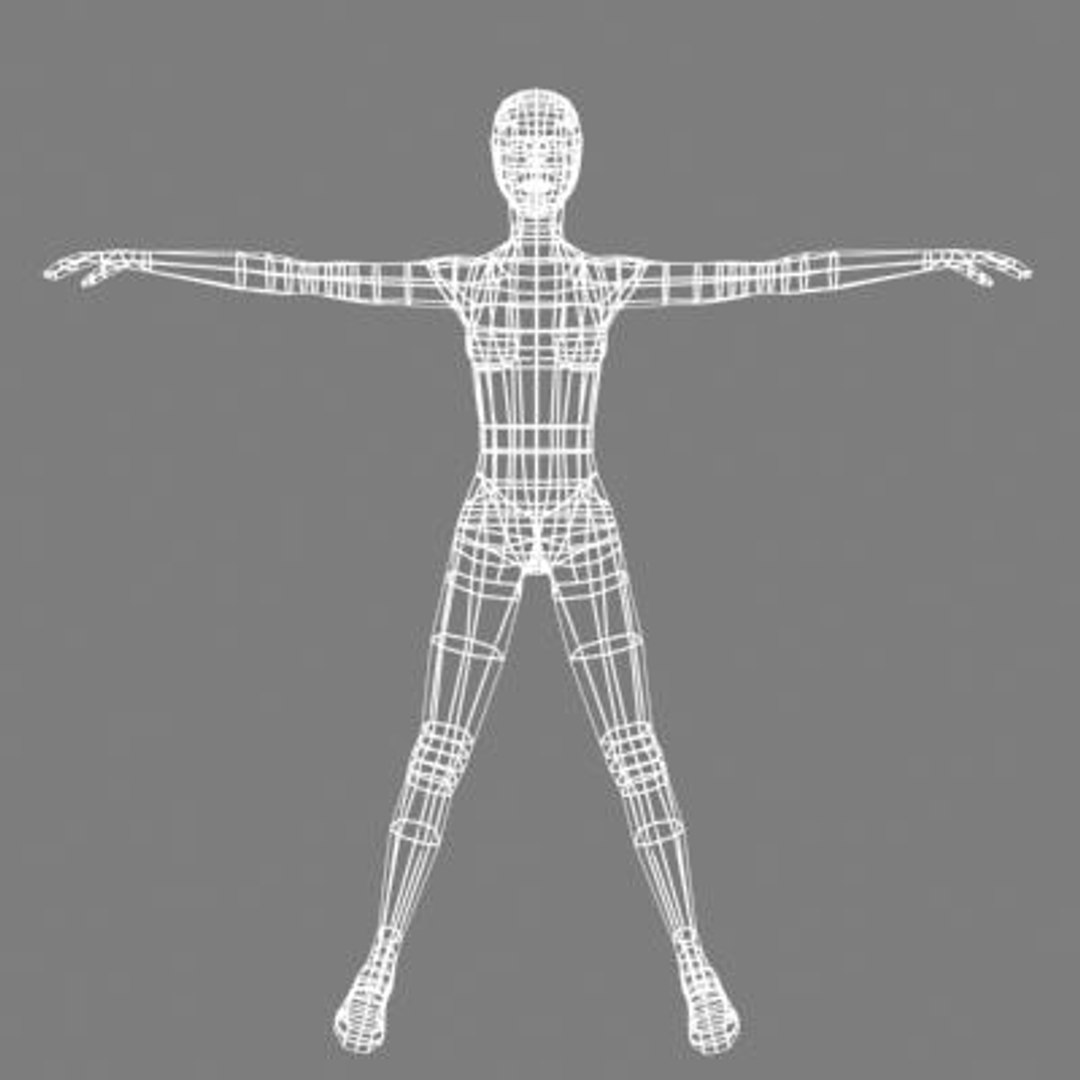 human female 3d model