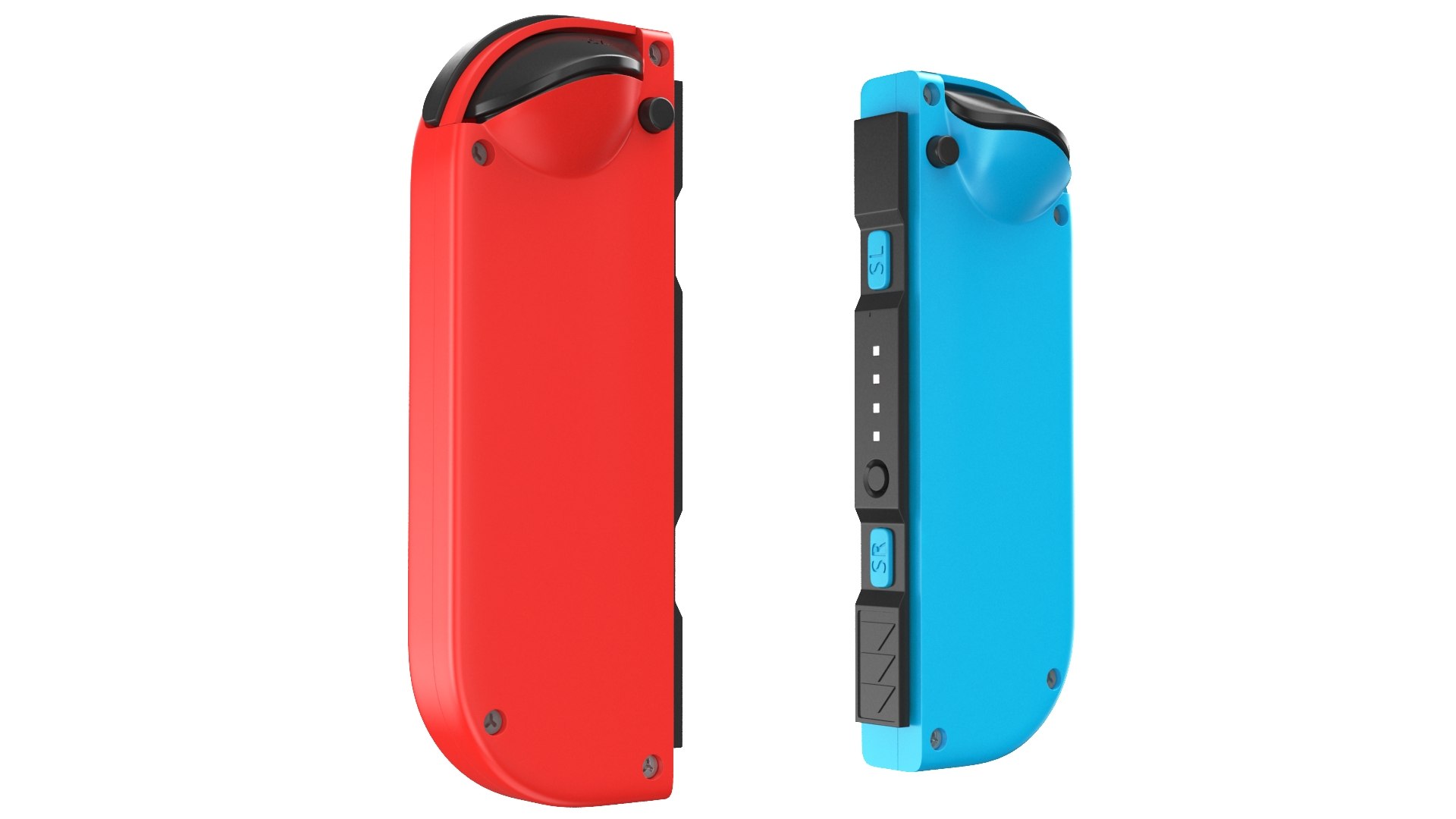 Detailed Nintendo Switch Red And Blue 3D Model - TurboSquid 2168049