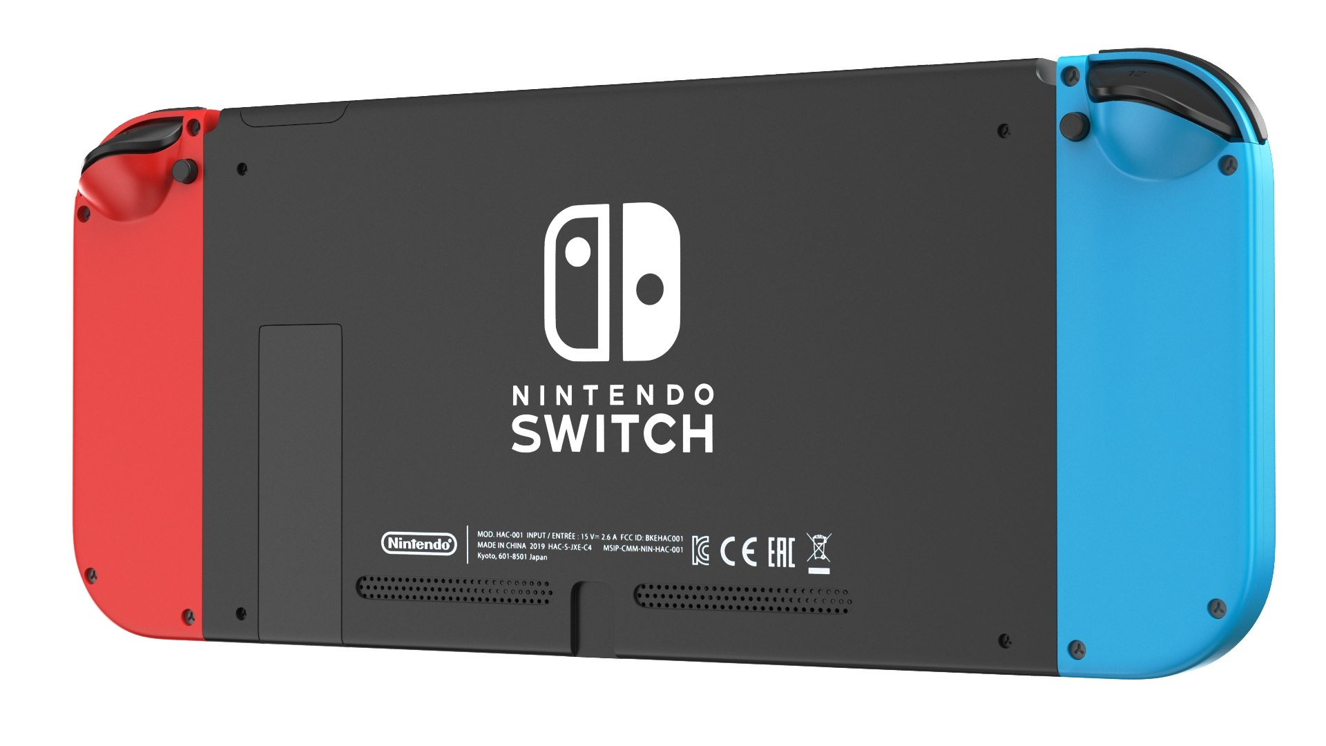 Detailed Nintendo Switch Red And Blue 3D Model - TurboSquid 2168049