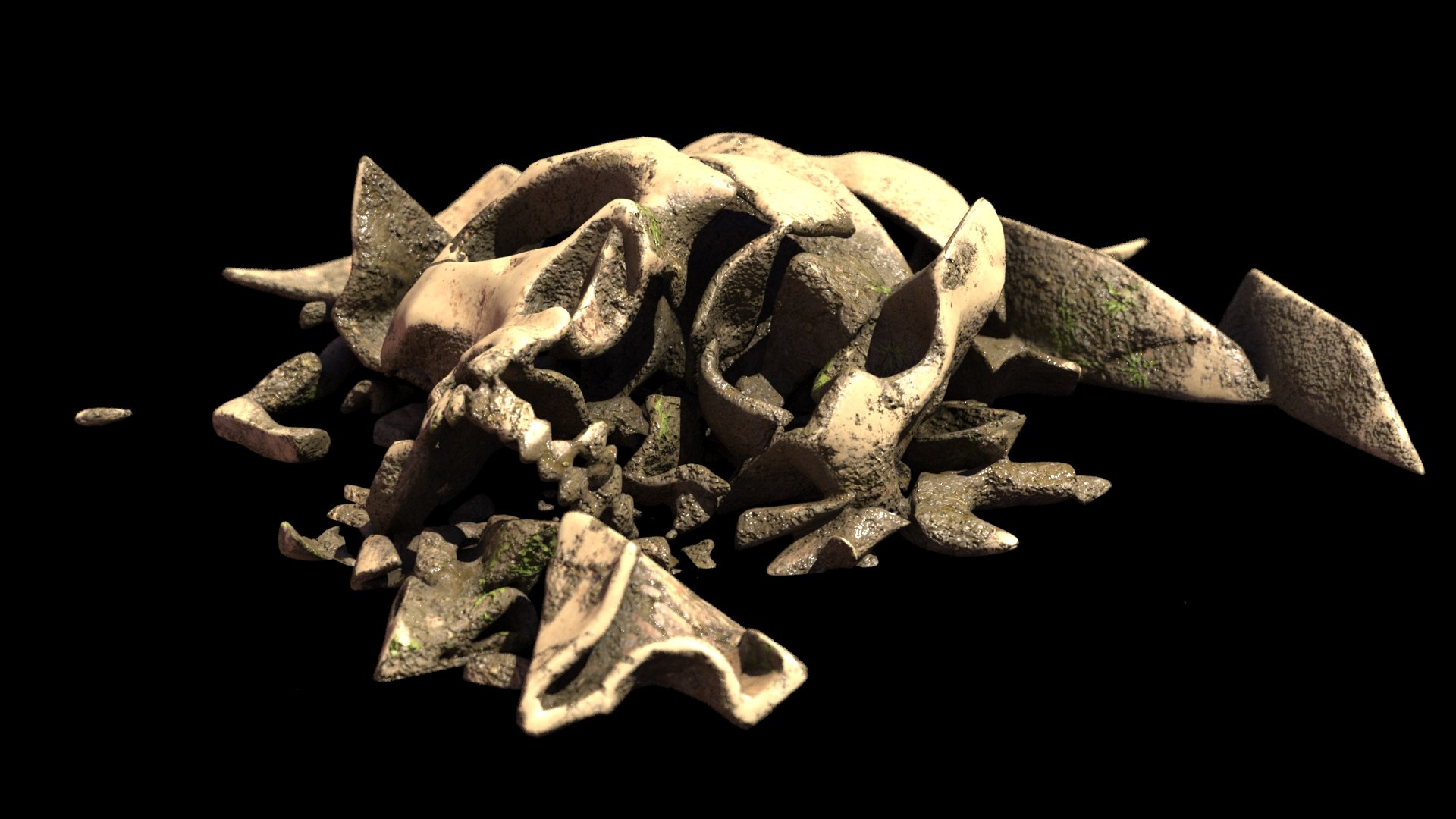 Broken skull model - TurboSquid 1698432