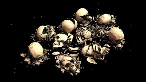 Broken skull model - TurboSquid 1698432