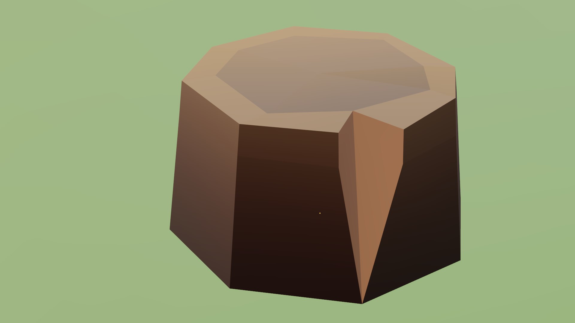 3D model Tree Stump Low Poly - TurboSquid 1827424