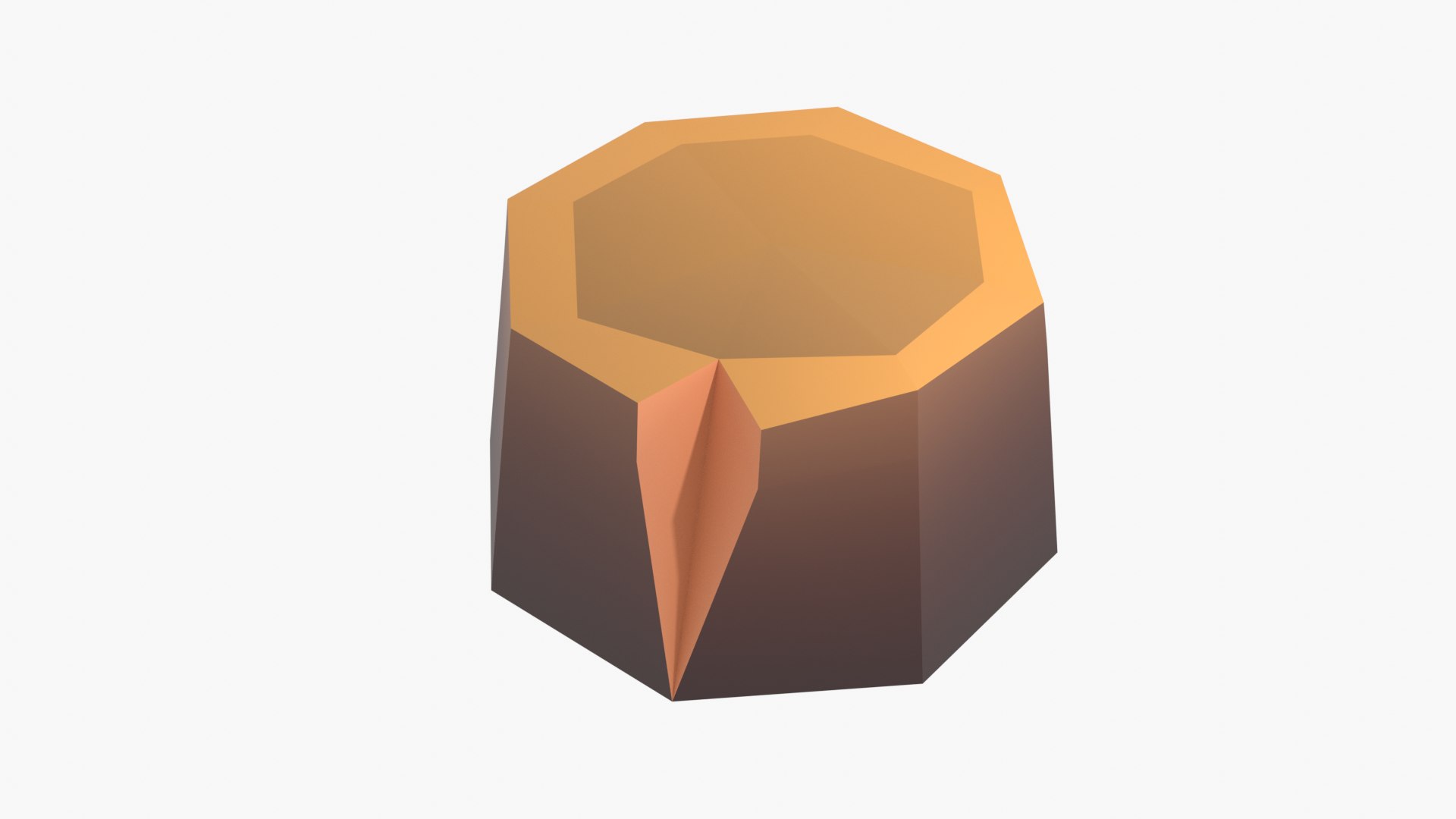 3D model Tree Stump Low Poly - TurboSquid 1827424