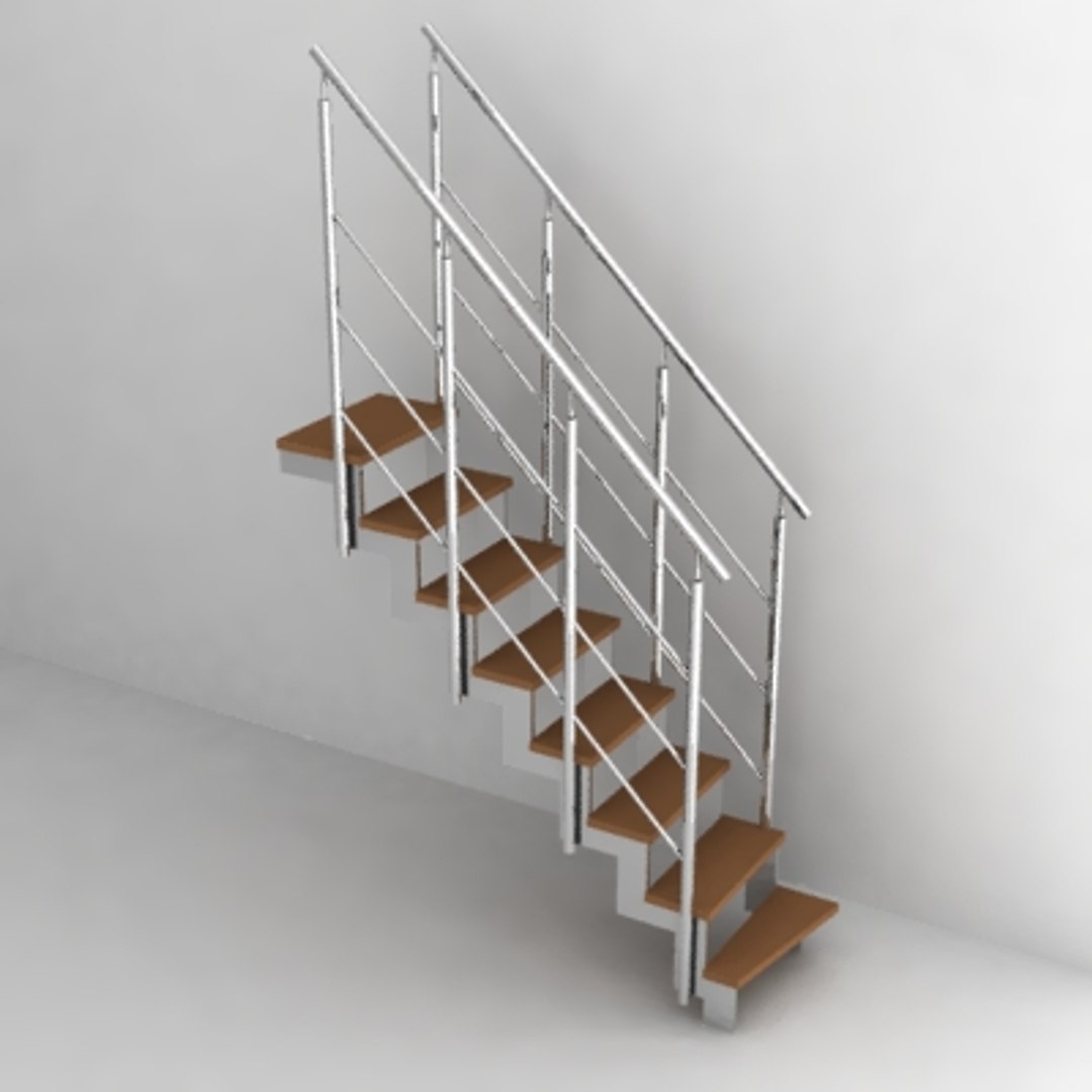 3d model of stairs