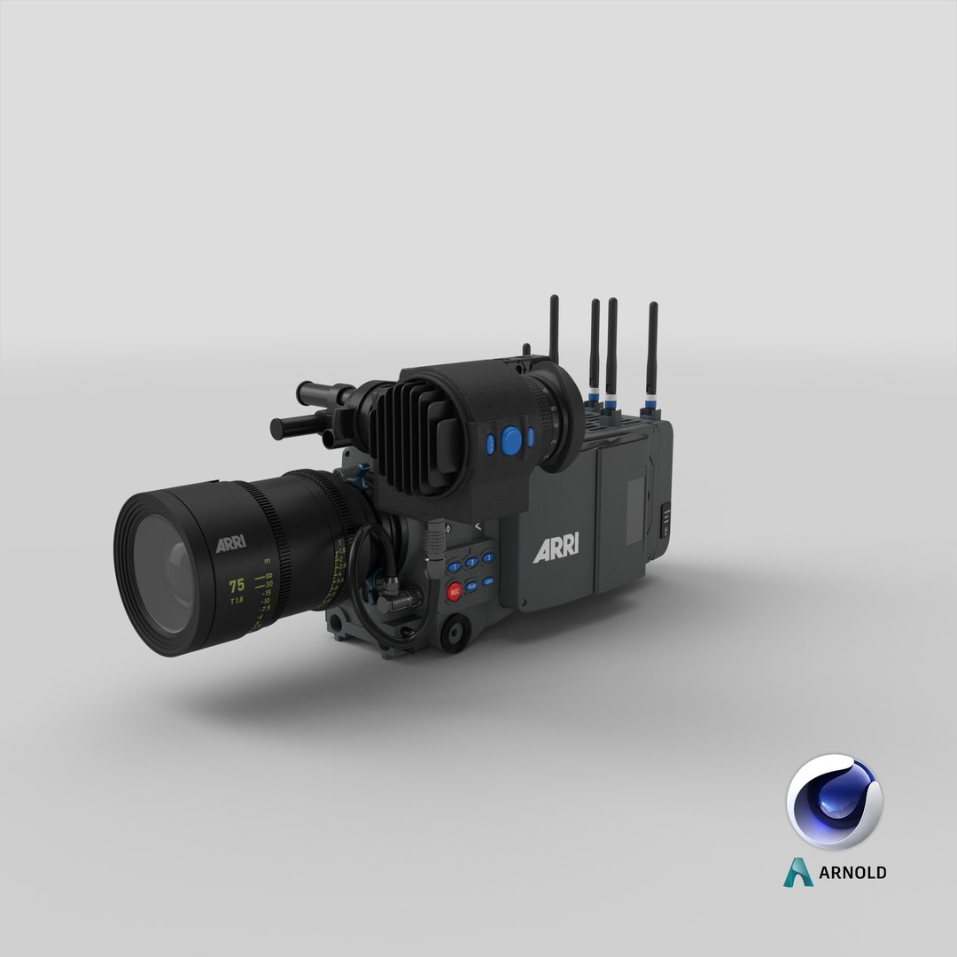 3D ARRI ALEXA LF Pro Cinema Camera model - TurboSquid 1771642