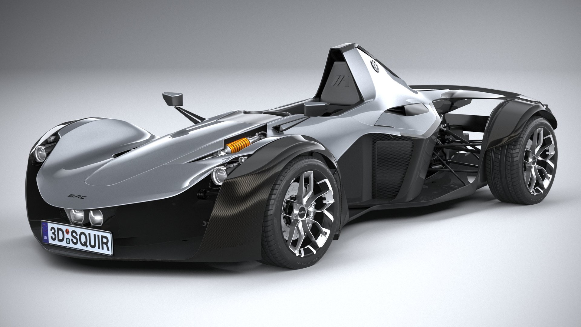 Bac Mono 2020 3D Model - TurboSquid 1585856