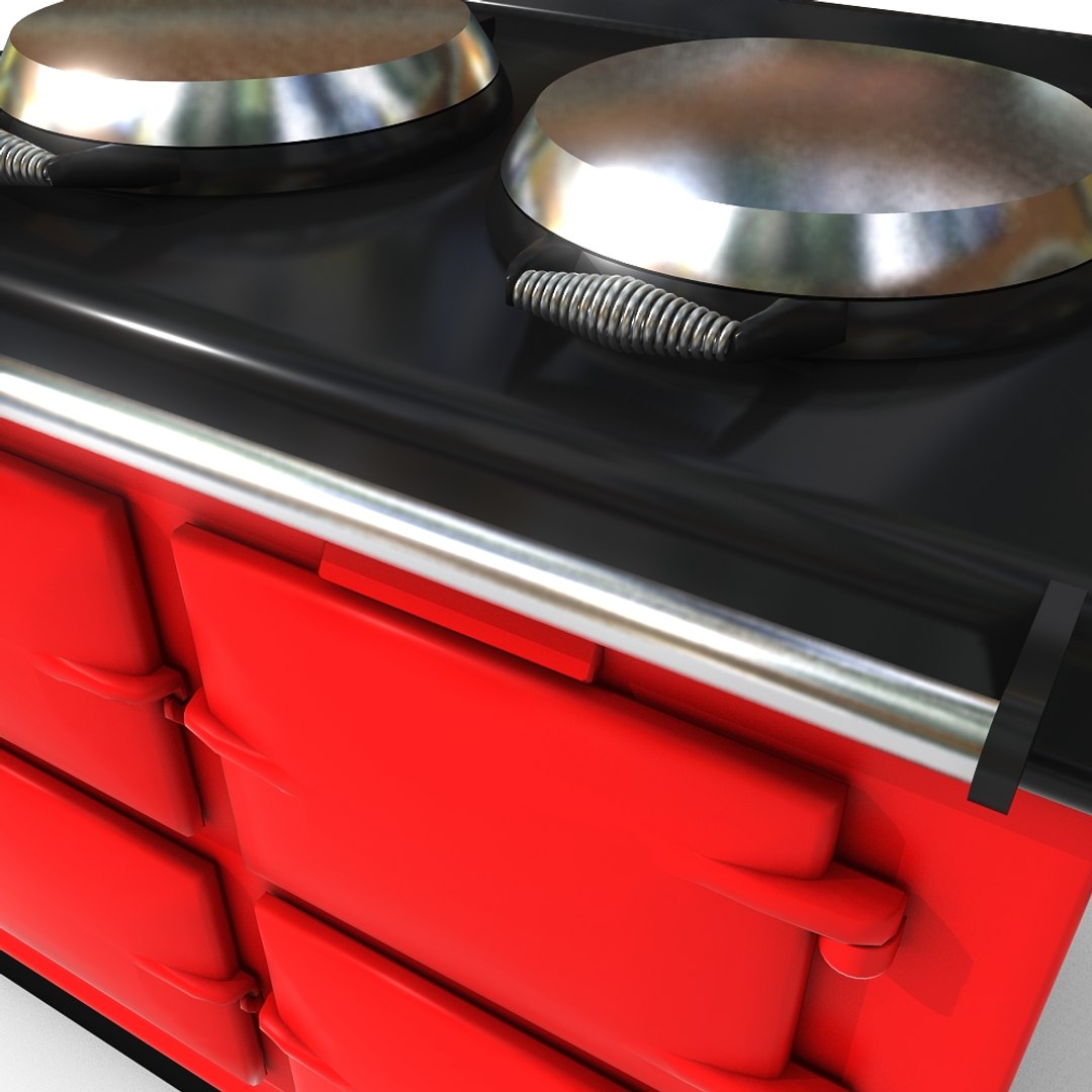 Free Cooker Aga 3d Model
