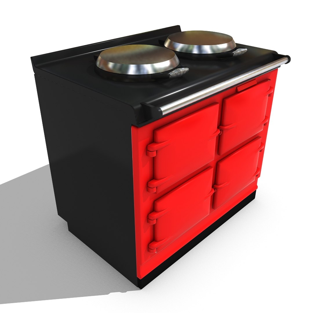 Free Cooker Aga 3d Model