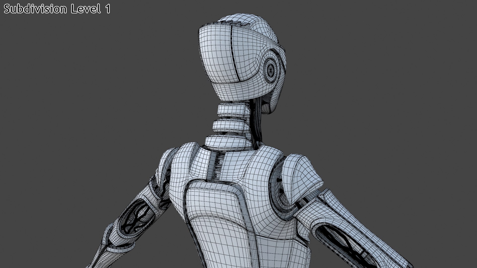 Female Cyborg Robot Rig 3D Model - TurboSquid 2258549