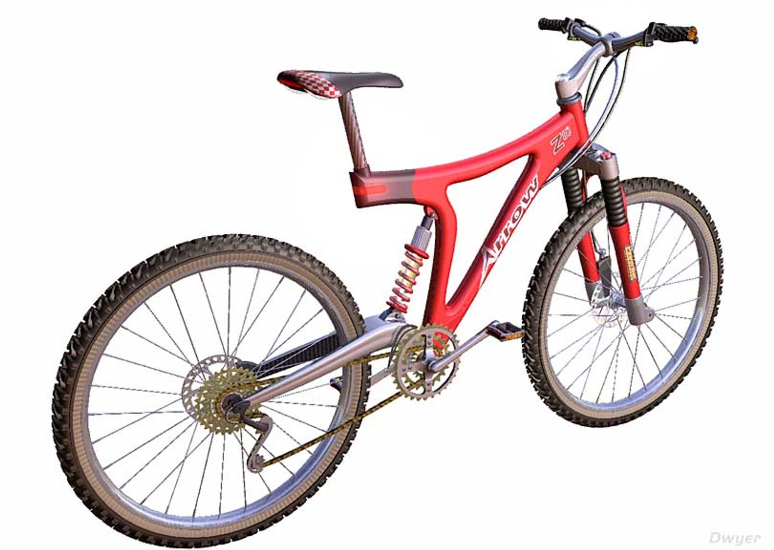 Mountain Bike Bicycles 3d Model