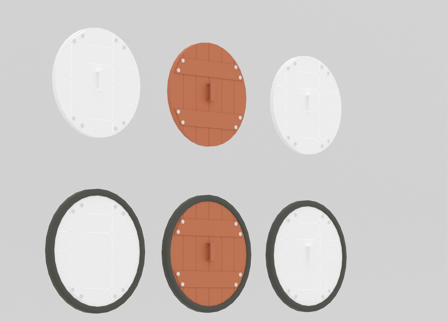 Cartoon Medieval Shield 3D Model - TurboSquid 1645714