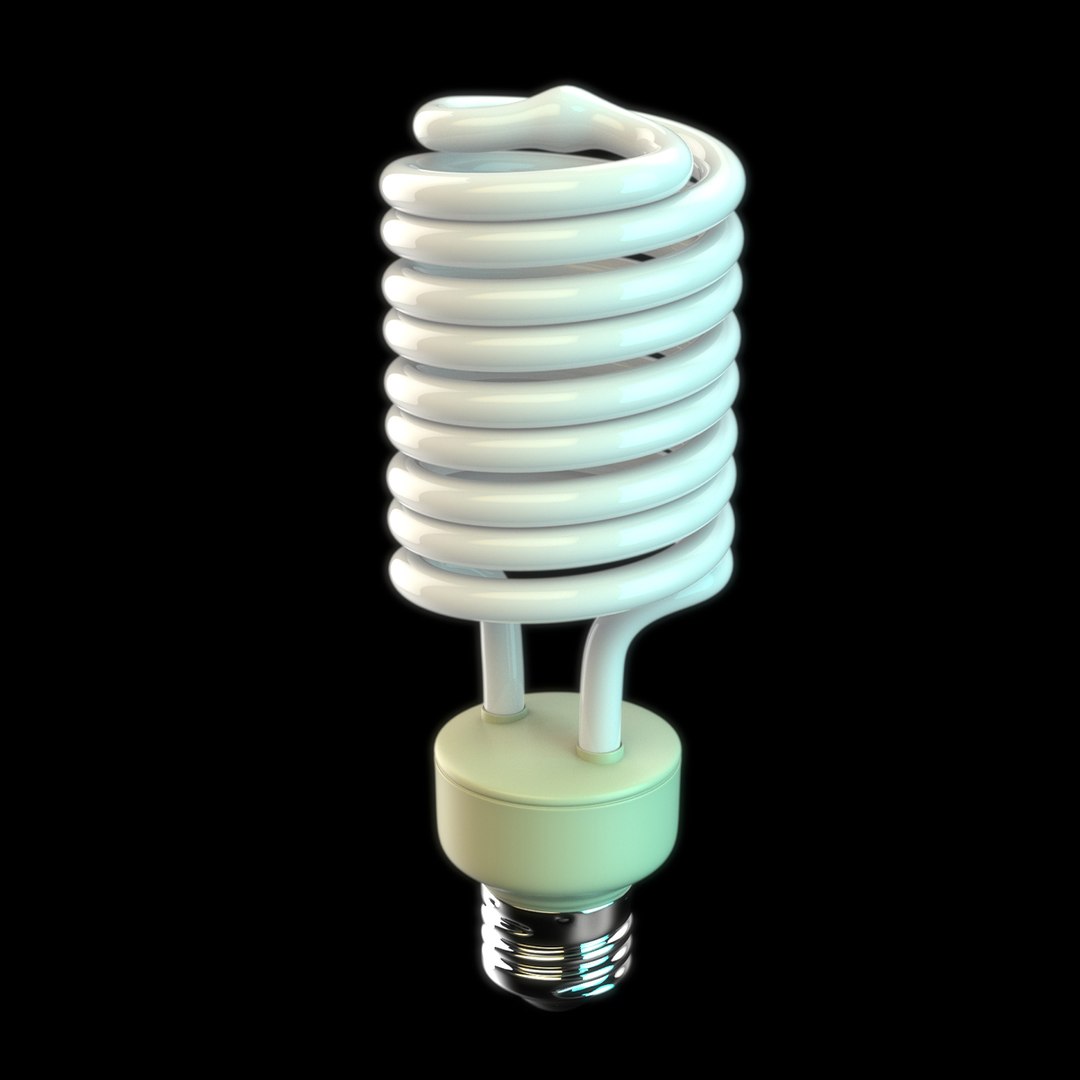 CFL Bulb 3D - TurboSquid 2186465