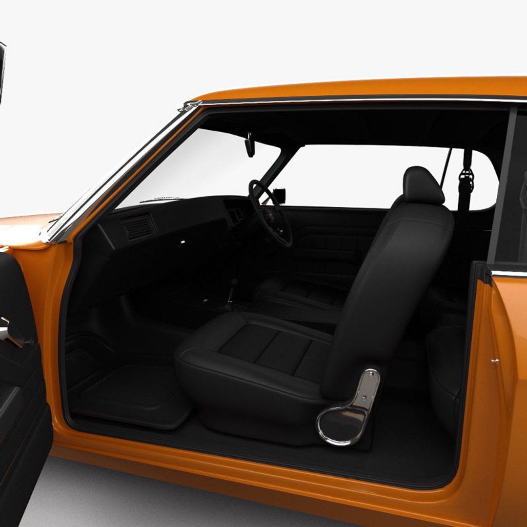 Holden Monaro Coupe GTS 350 With HQ Interior And Engine 1971 3D Model ...