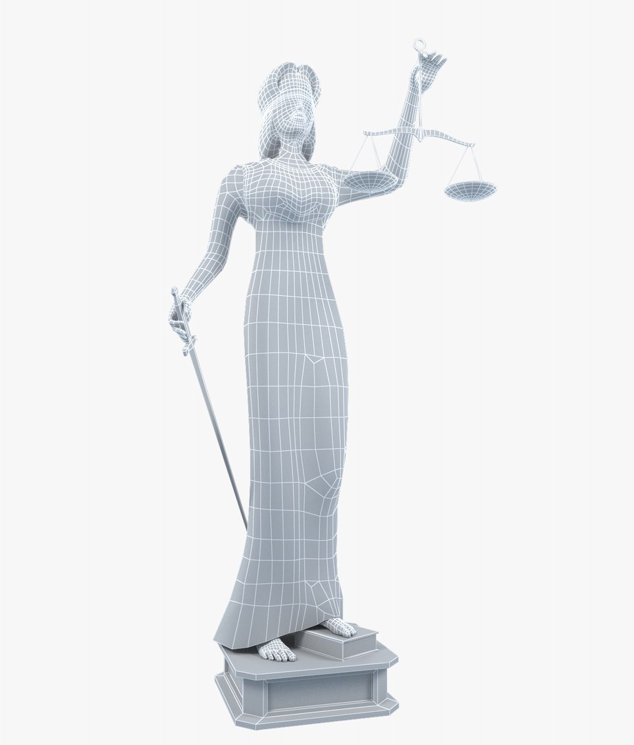 3D Lady Justice - TurboSquid 1203200