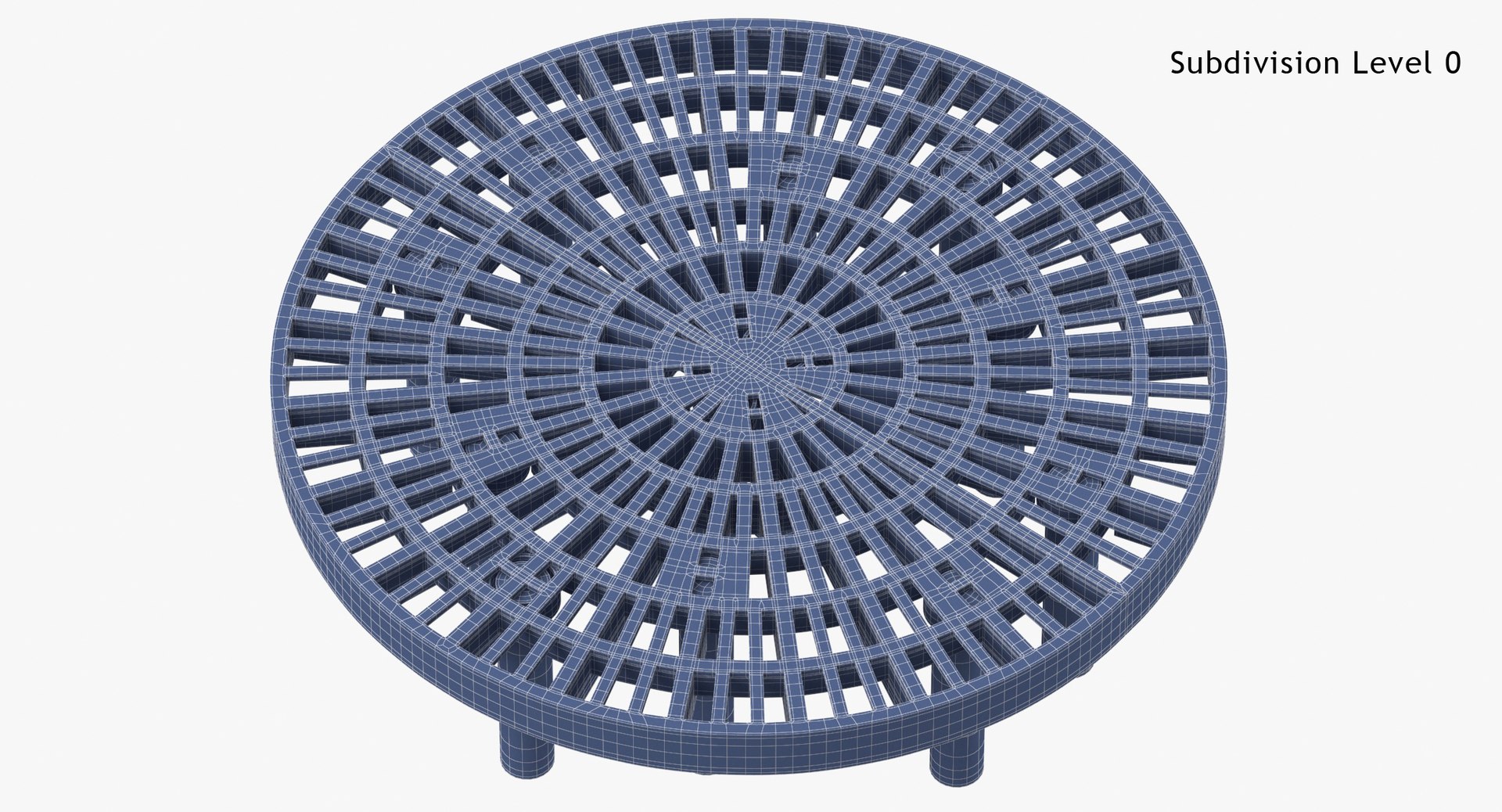 Modular shelving display Single and Double Tier Combinations 3D model ...