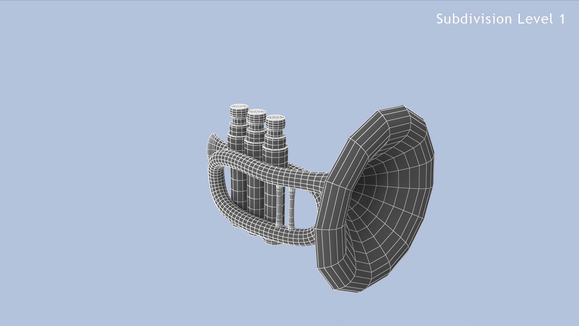 3D Trumpet Cartoon Style - TurboSquid 2101776