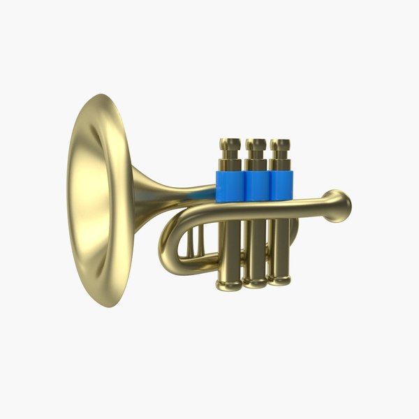 modelo 3d Trumpet Cartoon Style - TurboSquid 2101776